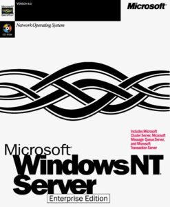 microsoft nt server enterprise upgrade (25-client prod with service pack) [old version]