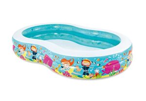 intex pool snorkel fun swim centre pool,103 inch x 63 inch x 18 inch, for ages 3+