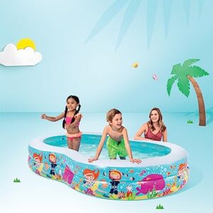 Intex Pool Snorkel Fun Swim Centre Pool,103 inch X 63 inch X 18 inch, for Ages 3+