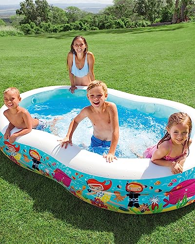 Intex Pool Snorkel Fun Swim Centre Pool,103 inch X 63 inch X 18 inch, for Ages 3+