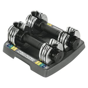 proform spacesaver dumbbell (25 double),black