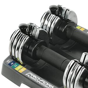 ProForm SpaceSaver Dumbbell (25 Double),Black