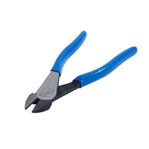 Klein Tools D2000-28 Pliers, Diagonal Cutting Pliers with Angled Head are Heavy-Duty to Cut ACSR, Screws, Nails, Most Hardened Wire, 8-Inch