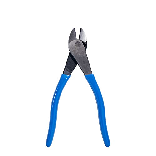 Klein Tools D2000-28 Pliers, Diagonal Cutting Pliers with Angled Head are Heavy-Duty to Cut ACSR, Screws, Nails, Most Hardened Wire, 8-Inch