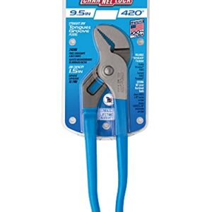 Channellock Tongue and Groove Pliers, 9-1/2 In