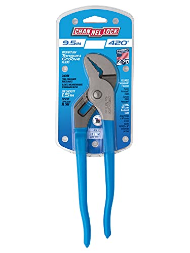 Channellock Tongue and Groove Pliers, 9-1/2 In