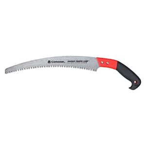 corona tools 13-inch razortooth pruning saw | tree saw designed for single-hand use | curved blade hand saw | cuts branches up to 7" in diameter | rs 7120