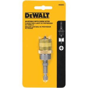 dewalt dw2043 hex shank non magnetic adjustable screw depth setter