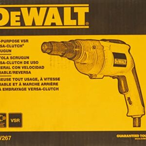 DEWALT Drywall Screw Gun, Variable Speed Reversible, 6.5-Amp (DW267)