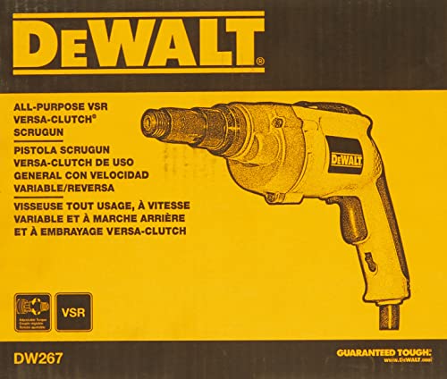 DEWALT Drywall Screw Gun, Variable Speed Reversible, 6.5-Amp (DW267)