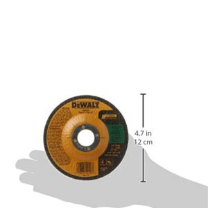 DEWALT 4-1/2" Cut Off Wheel, Concrete/Masonry, 4-1/2" x 1/8" x 7/8" (DW4528)