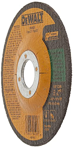 DEWALT 4-1/2" Cut Off Wheel, Concrete/Masonry, 4-1/2" x 1/8" x 7/8" (DW4528)