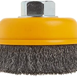 DEWALT Wire Cup Brush, Crimped, 3-Inch (DW4920)