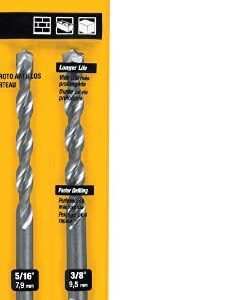 DEWALT Masonry Drill Bit Set, Percussion, 4-Piece (DW5204)