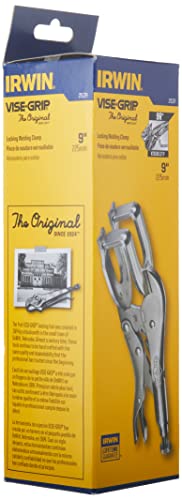 IRWIN VISE-GRIP Locking Pliers, Welding Clamp, 9-Inch (25ZR)