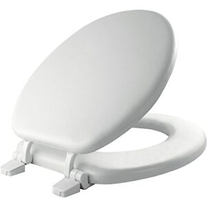 mayfair 11 000 economy soft cushion toilet seat, round, white