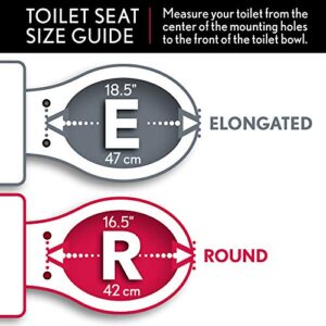 Mayfair 113EC 000 Soft Toilet Seat, 1 Pack Elongated, White