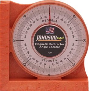 johnson level & tool 700 magnetic angle locator, orange, 1 locator