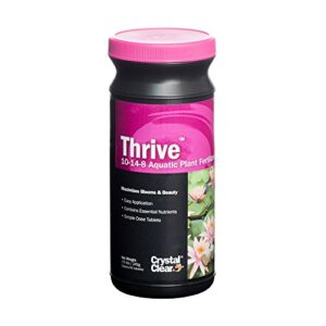 crystalclear thrive - 10-14-8 aquatic plant fertilizer - 60 tablets