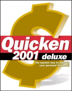 quicken 2001 deluxe