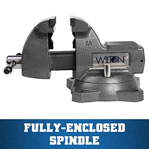 WILTON 745 Mechanics Bench Vise, 5” Jaw Width, 5-1/4' Jaw Opening (21400)