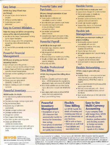 MYOB Accounting Plus 9.0 with SM BUS Fundamentals