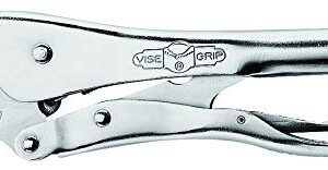 IRWIN VISE-GRIP Original Locking Pliers with Wire Cutter, Curved Jaw, 10-Inch (502L3)