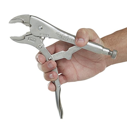 IRWIN VISE-GRIP Original Locking Pliers with Wire Cutter, Curved Jaw, 10-Inch (502L3)