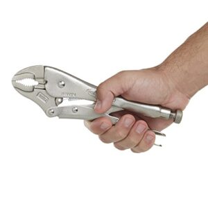 IRWIN VISE-GRIP Original Locking Pliers with Wire Cutter, Curved Jaw, 10-Inch (502L3)