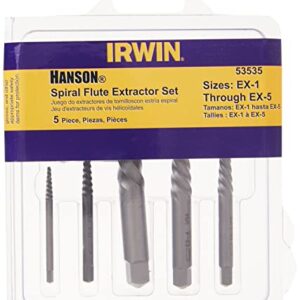 IRWIN Screw Extractor for Spiral Screws, 5-Piece (53535)