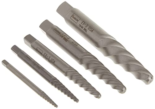 IRWIN Screw Extractor for Spiral Screws, 5-Piece (53535)