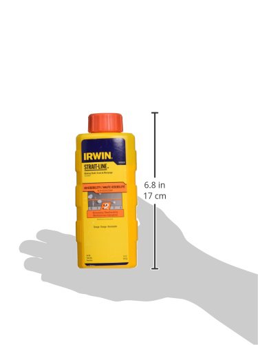 IRWIN Tools STRAIT-LINE High-Visibility Marking Chalk, 8-ounce, Orange (64905ZR)