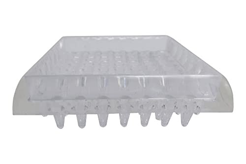 Shepherd Hardware 9083 1-7/8-Inch Spiked Furniture Cup, Clear Plastic, 4-Pack