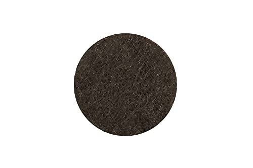 Shepherd Hardware 9958 1/2-Inch Self-Adhesive Felt Furniture Pads, 24-Pack, Brown