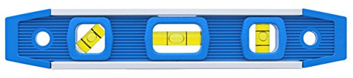 Empire 581-9 9-Inch Dark Blue Aluminum-Sided Dark Blue Torpedo Level with Overhead Viewing Slot