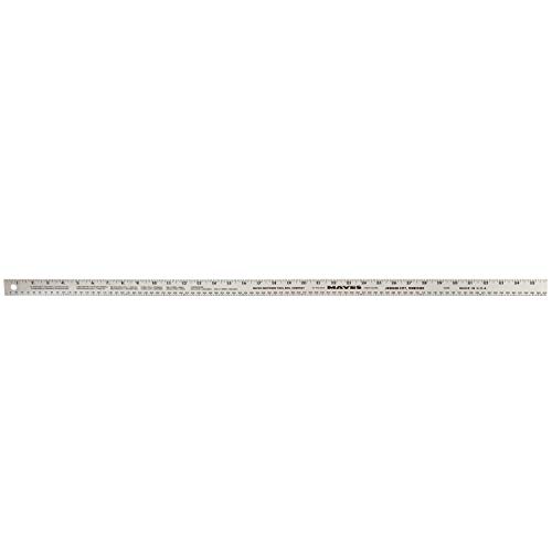 Great Neck Mayes 10189 36 Inch Aluminum Yardstick, Lightweight Straight Edge Ruler for Construction, Architecture, Drawing, and Engineering, Accurate and Straight Edge Measuring