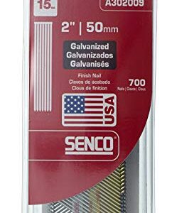 Senco A302009 15-Gauge x 2-Inch Electro Galvanized Finish Nail