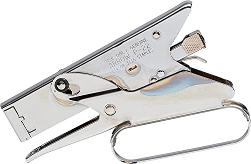 Arrow P22 Heavy Duty Handheld Plier Stapler for Crafts, Office, and Insulation, Uses 1/4-Inch and 5/16-Inch Staples