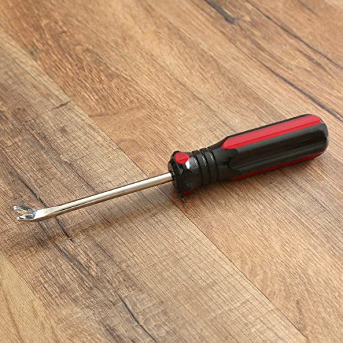 GreatNeck TL4C Heavy-Duty Tack Lifter, Chrome Vanadium Steel Nail Remover Tool With Ergonomic Acetate Handle, Ideal for Carpet Tacks, Upholstery, Rivets, Nails, And Pins, Color May Vary