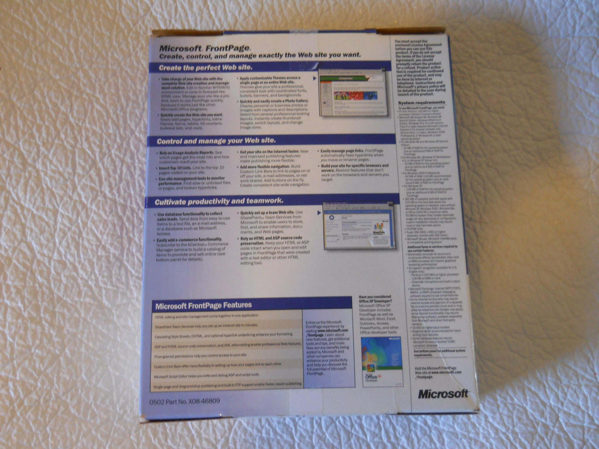 Microsoft FrontPage 2002 [OLD VERSION]