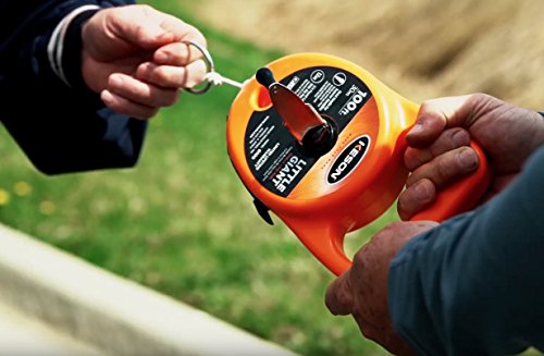 Keson G130 Giant Chalk Line Reel, 24-Ounce Chalk Capacity, 130-Foot