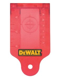 dewalt laser target card for rotary lasers (dw0730)