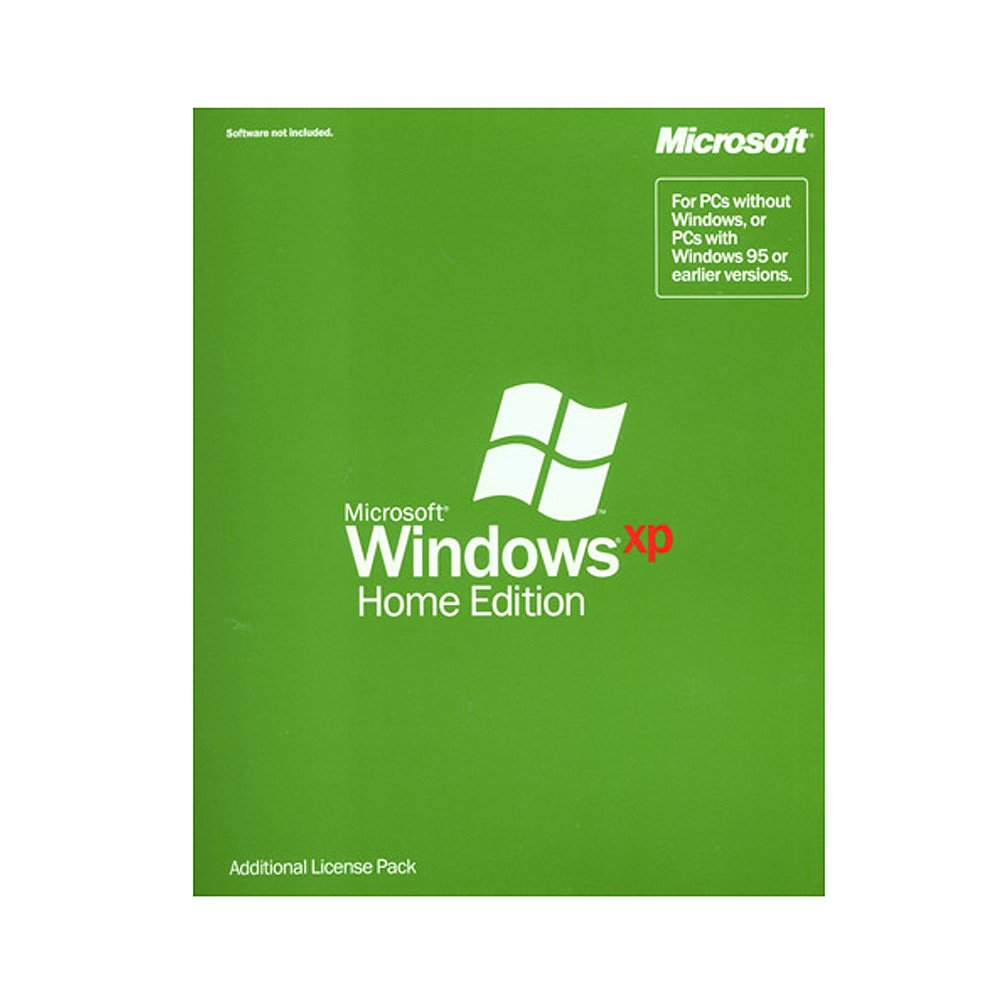 Microsoft Windows XP Home Edition Additional License Pack - 1 PC [Old Version]