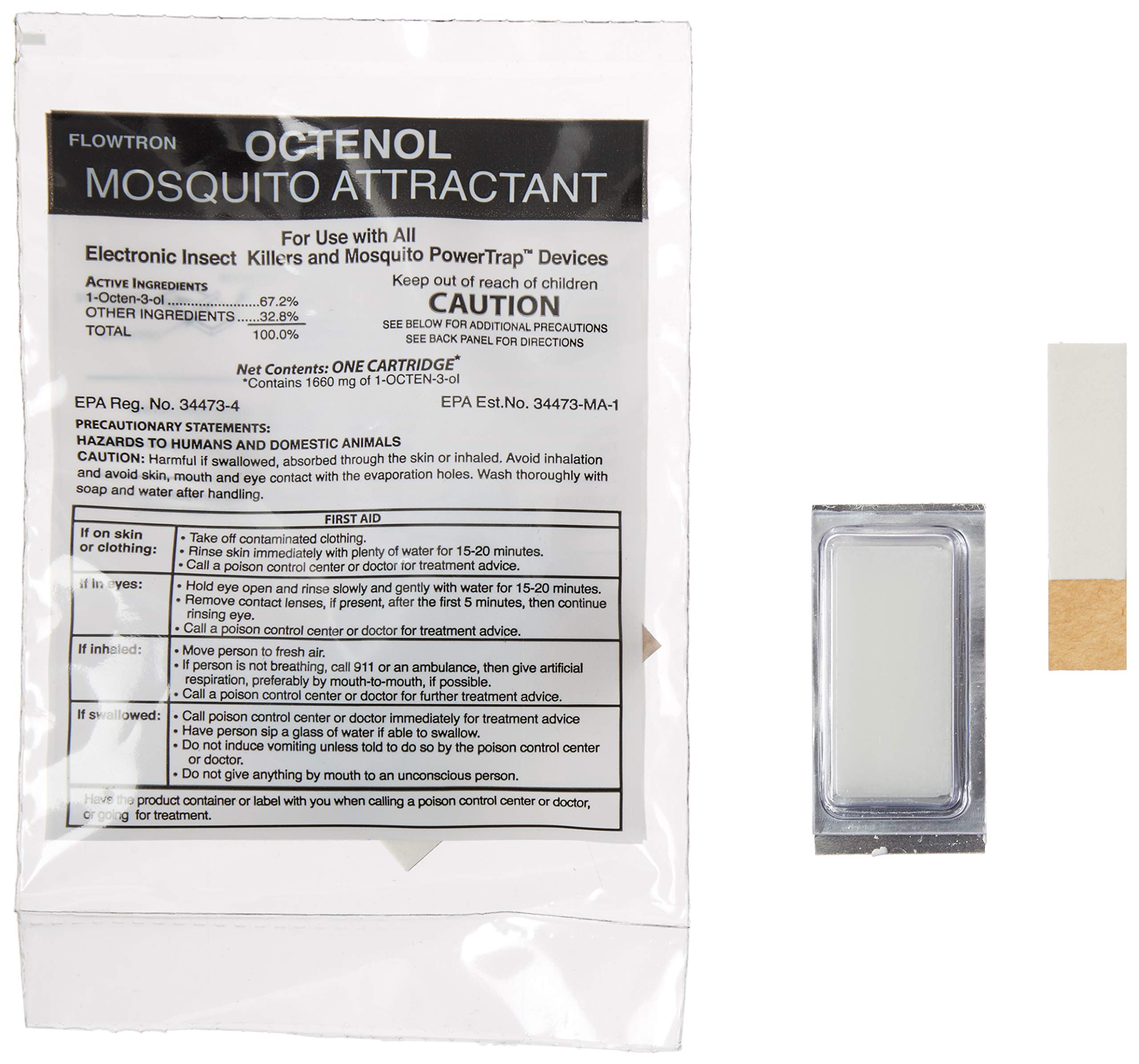 Flowtron MA-1000-6 Octenol Mosquito Attractant Cartridges, 6-Pack