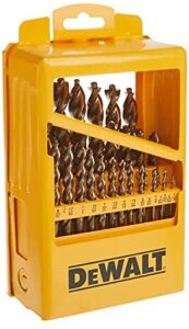 dewalt drill bit set with metal index, 29-piece (dw1969)