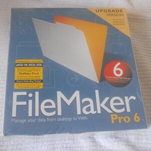 FileMaker Pro 6 Upgrade (Mac)