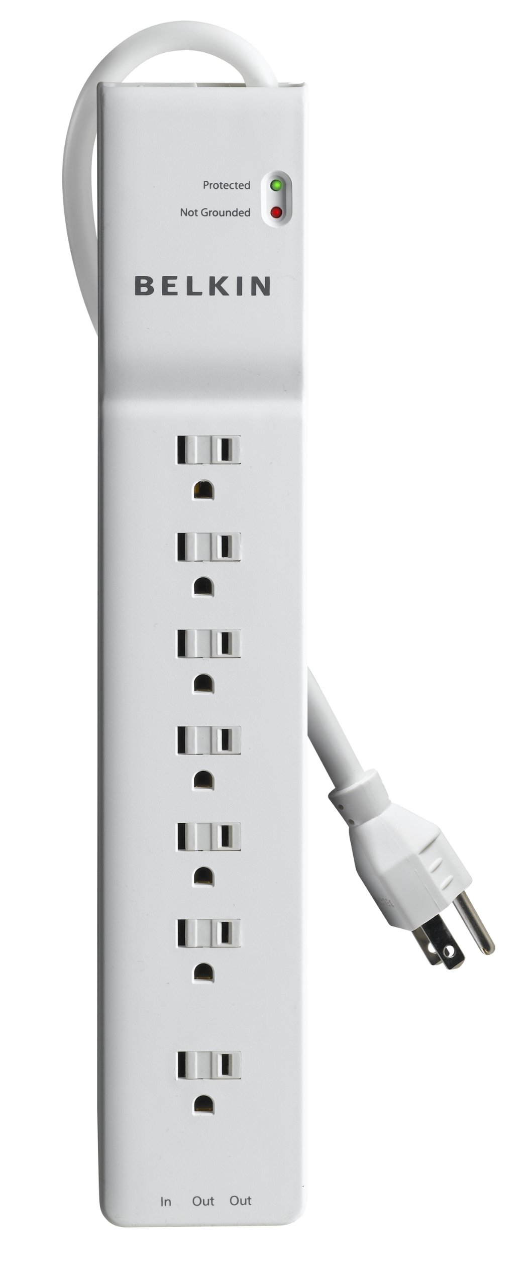 Belkin BE107201-08-DP 7-Outlet SurgeMaster Surge Protector - 12 Foot Cord