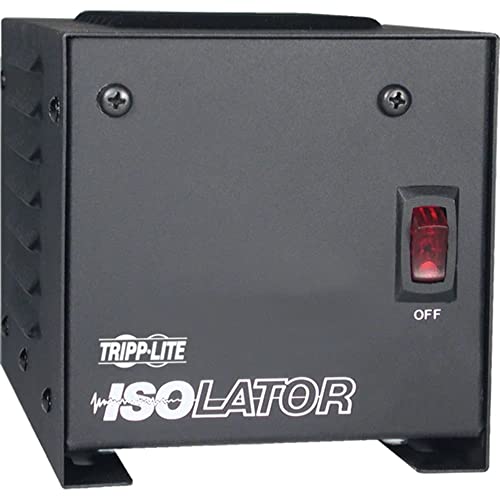 Tripp Lite IS250 Isolation Transformer 250W Surge 120V 2 Outlet 6 feet Cord TAA GSA