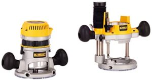 dewalt router, fixed/plunge base combo kit, 11-amp, 1-3/4 hp, (dw616pk)