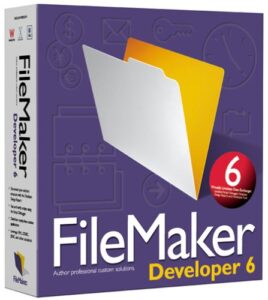 filemaker developer 6 - english